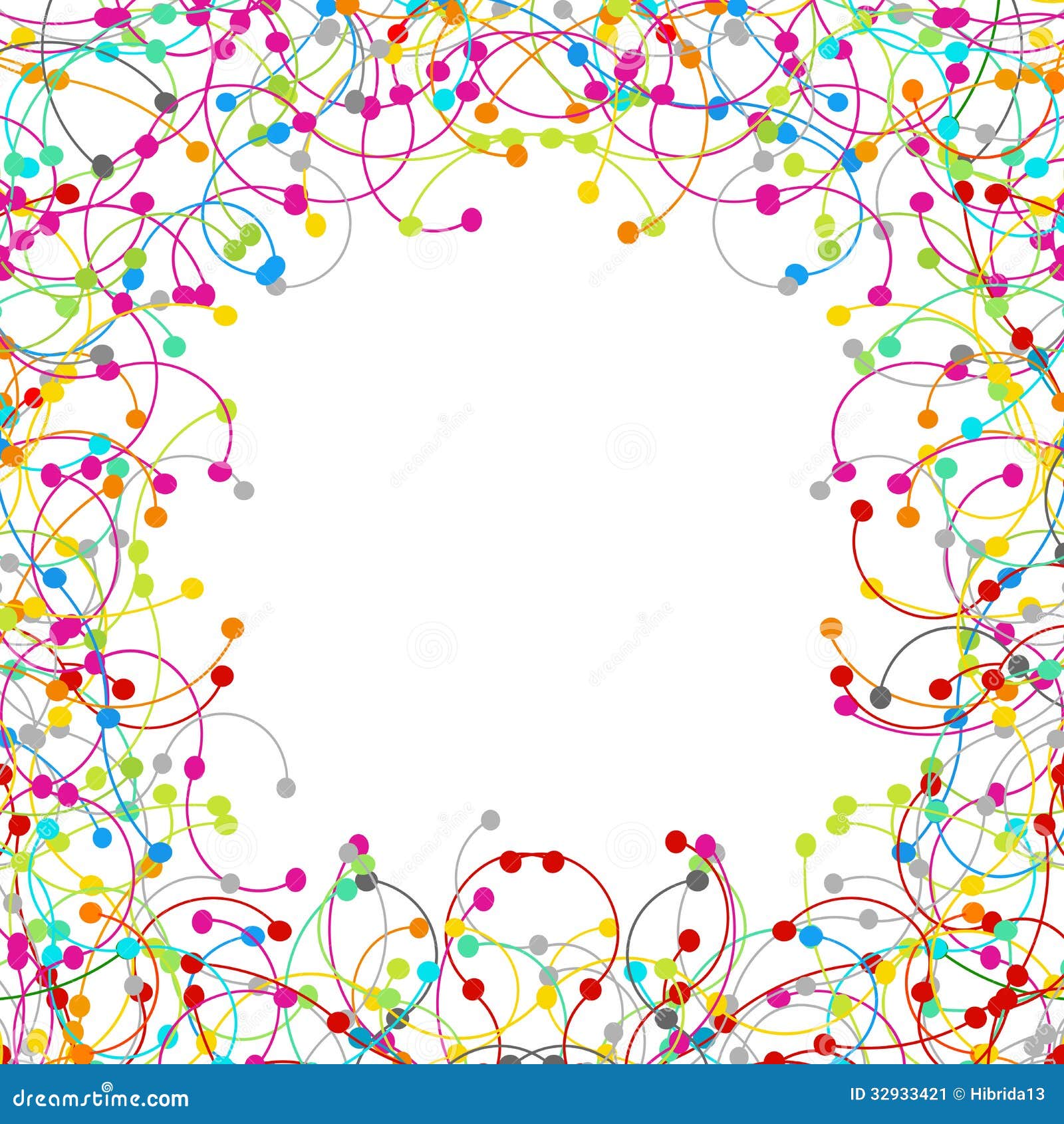 Pagina Fatta Della Rete Colorata Illustrazione Vettoriale ...