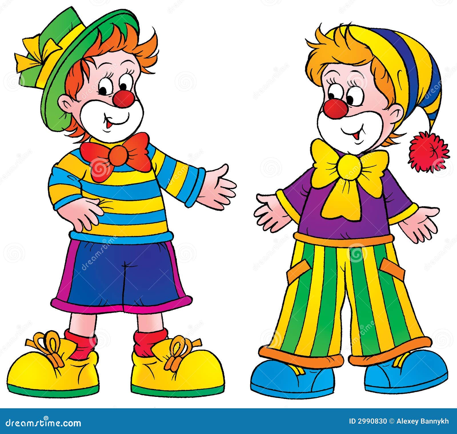 Pagliacci illustrazione di stock. Illustrazione di illustrazione - 2990830