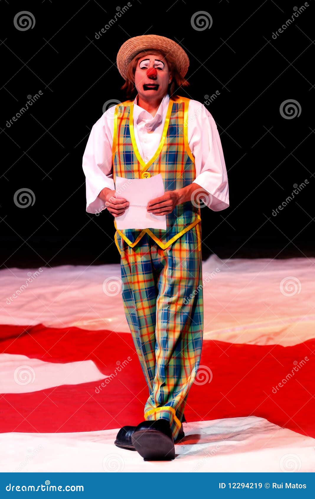 Pagliaccio immagine stock editoriale. Immagine di scherzi - 12294219