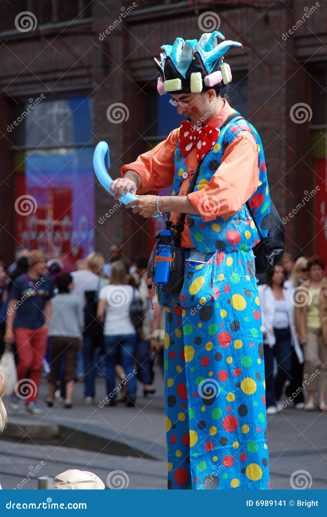 Pagliaccio fotografia editoriale. Immagine di giullare - 6989141