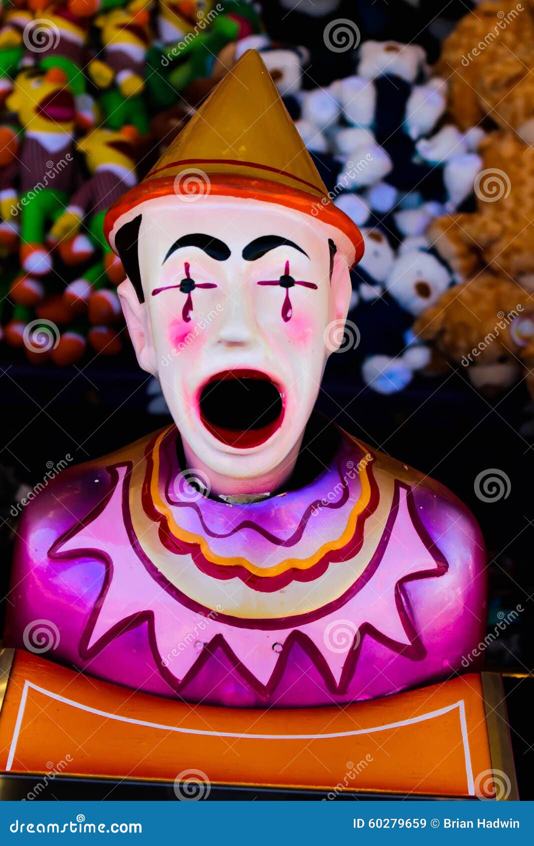 Pagliaccio Del Gioco Di Carnevale Immagine Stock - Immagine di ...
