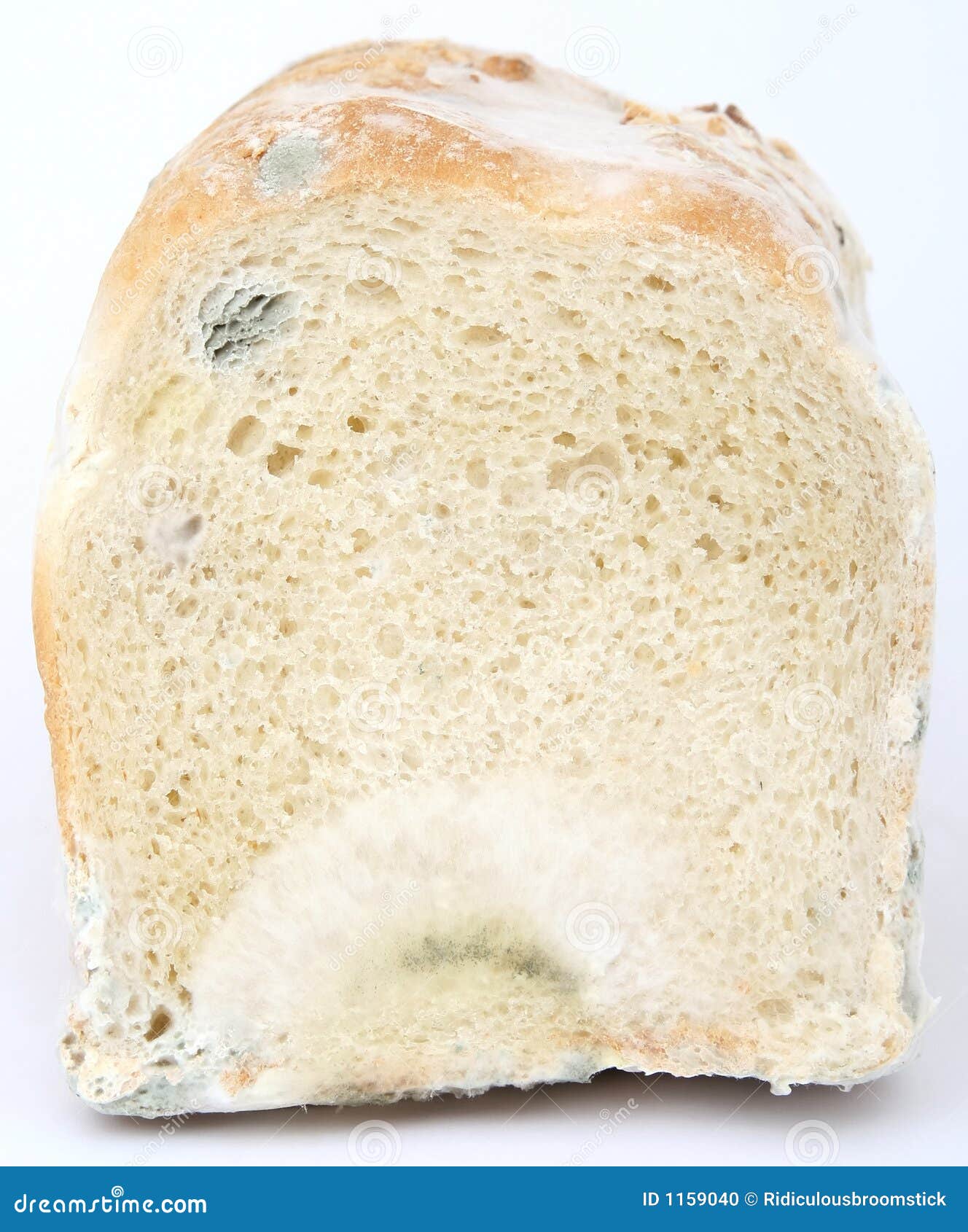 Pagnotta Di Pane Marrone Ammuffito Fotografia Stock - Immagine di vita ...