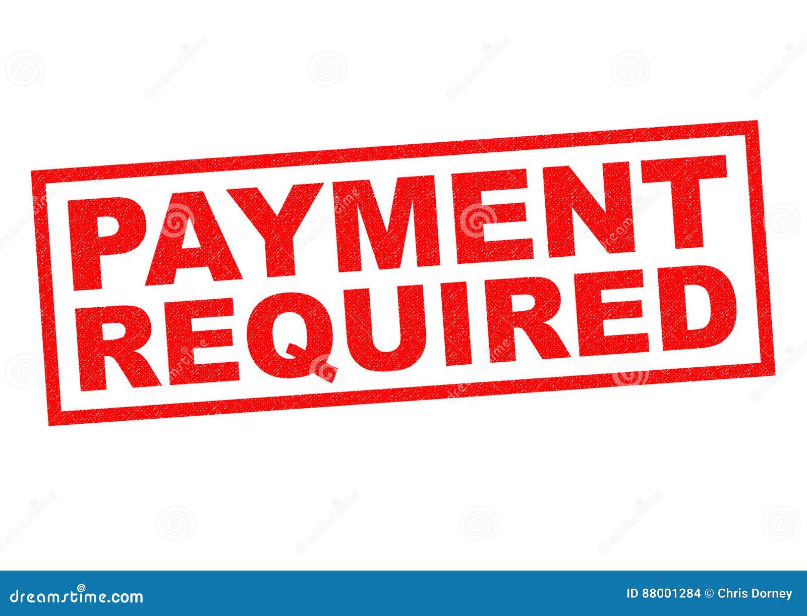 PAGO REQUERIDO stock de ilustración. Ilustración de gasto - 88001284