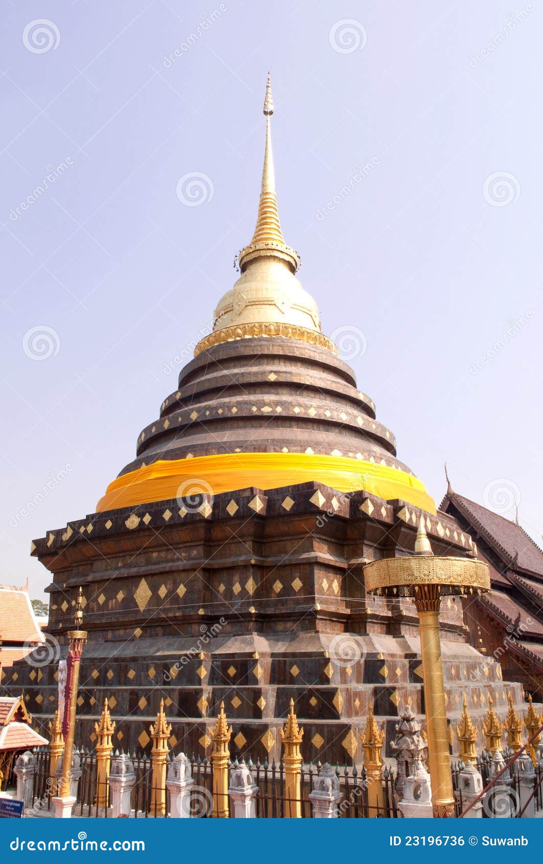 Pagoda stock photo. Image of temple, arts, pagoda, provincial - 23196736