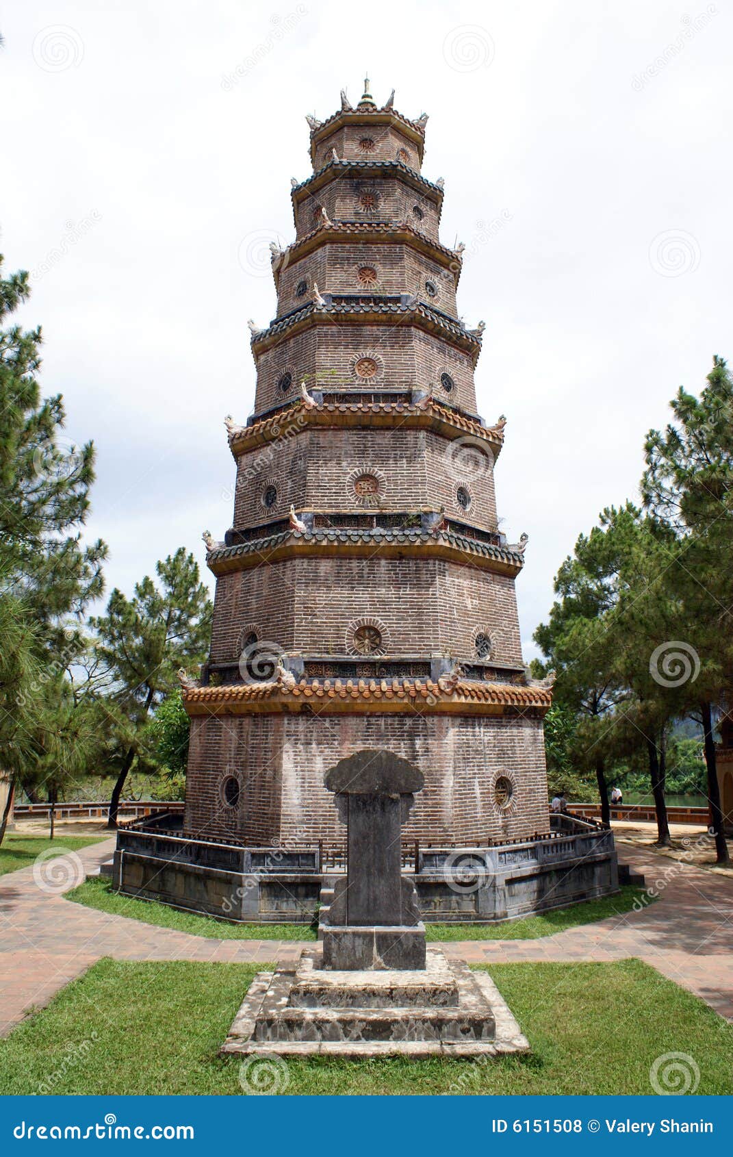 Pagoda stock photo. Image of brick, place, architecture - 6151508