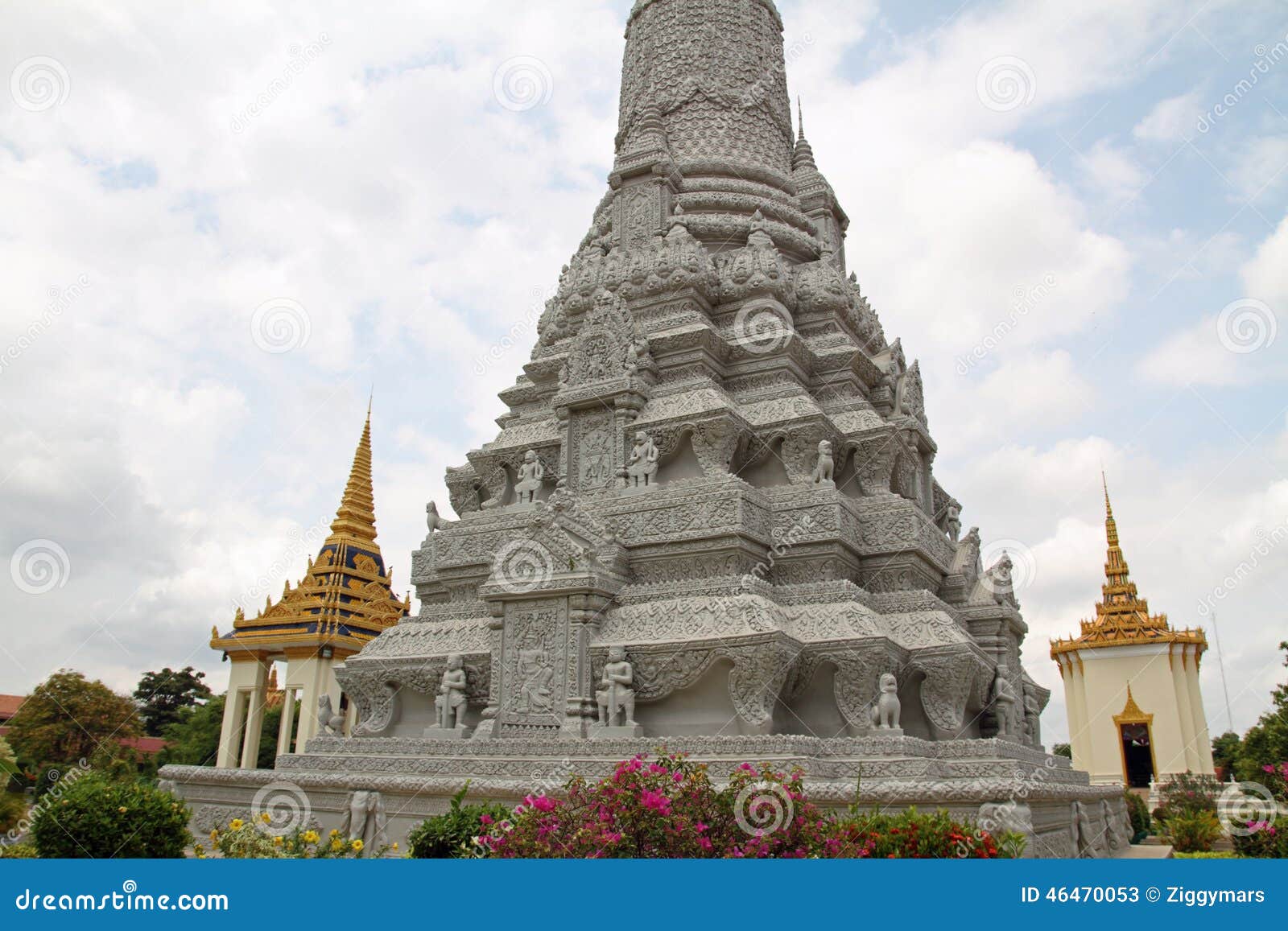 Pagoda D'argento a Phnom Penh Immagine Stock - Immagine di luogo, asia: 46470053