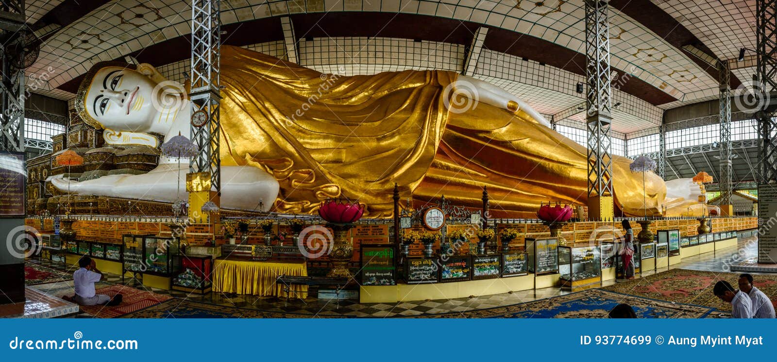 Pagoda De Shwe Thar Lyaung, Bago, Myanmar Imagen de archivo editorial - Imagen de oriental ...