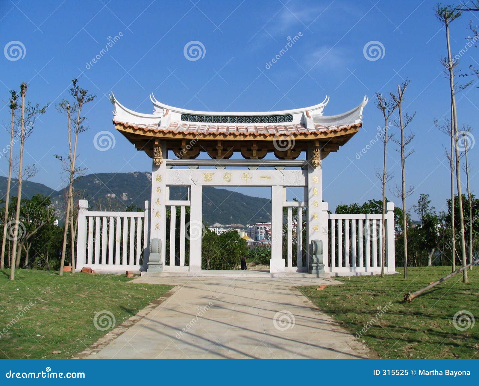 Pagoda s Gate stock image. Image of design, tall, remarkable - 315525