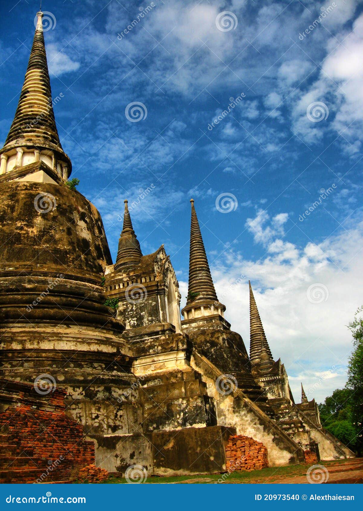 Pagoda stupa tower stock photo. Image of pagoda, thai - 20973540