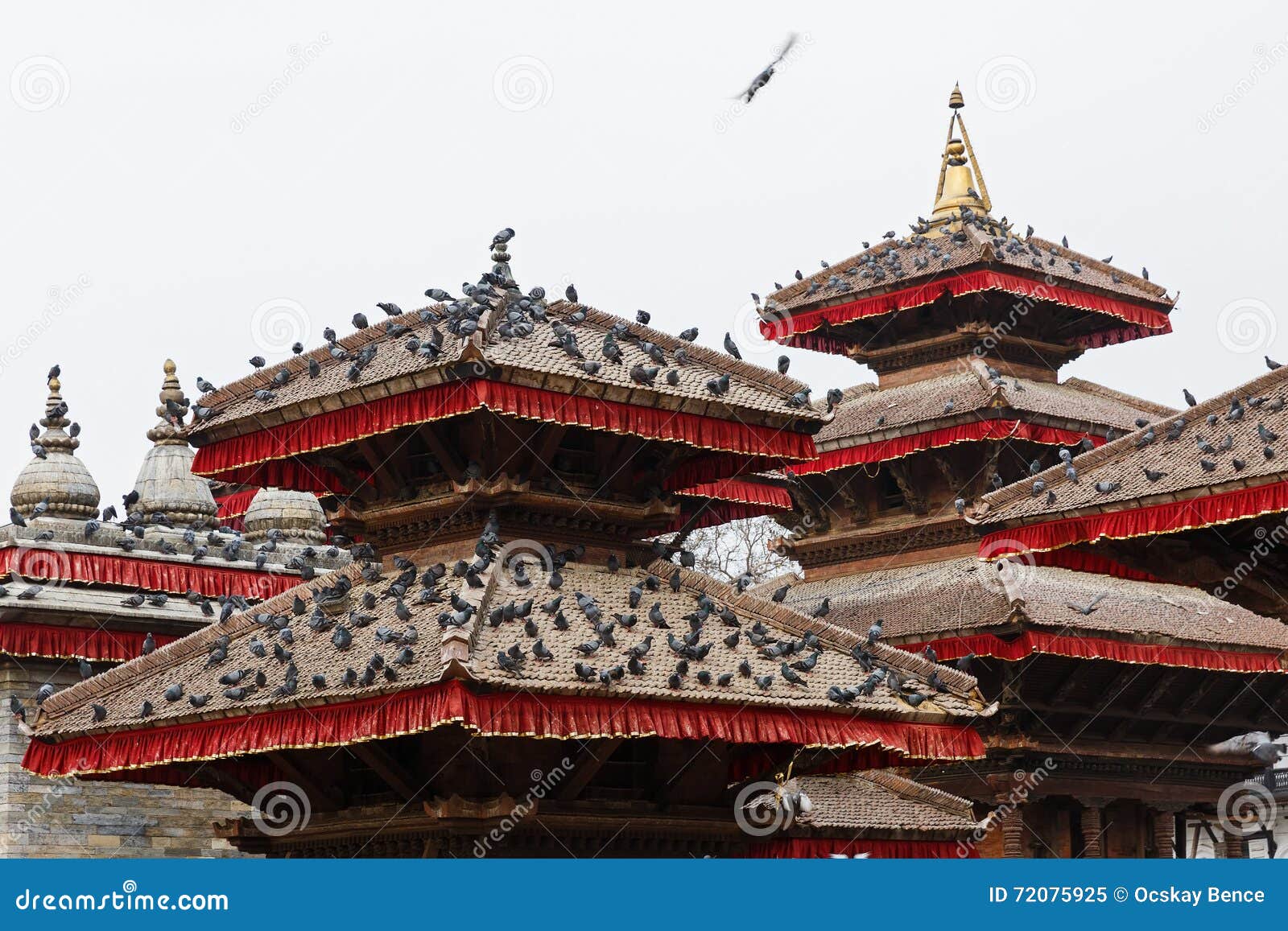 Pagoda Style Temple Of Nepal Stock Photography | CartoonDealer.com ...
