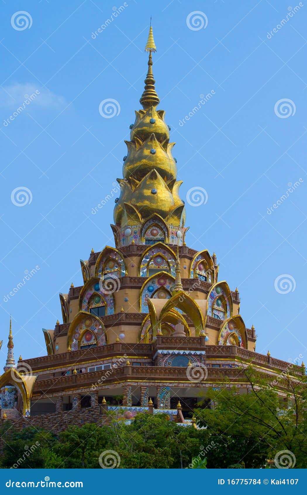 Pagoda Temple. stock photo. Image of architecture, forest - 16775784