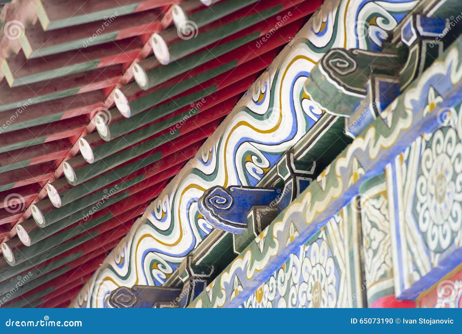 Pagoda wall design stock photo. Image of roof, temple - 65073190
