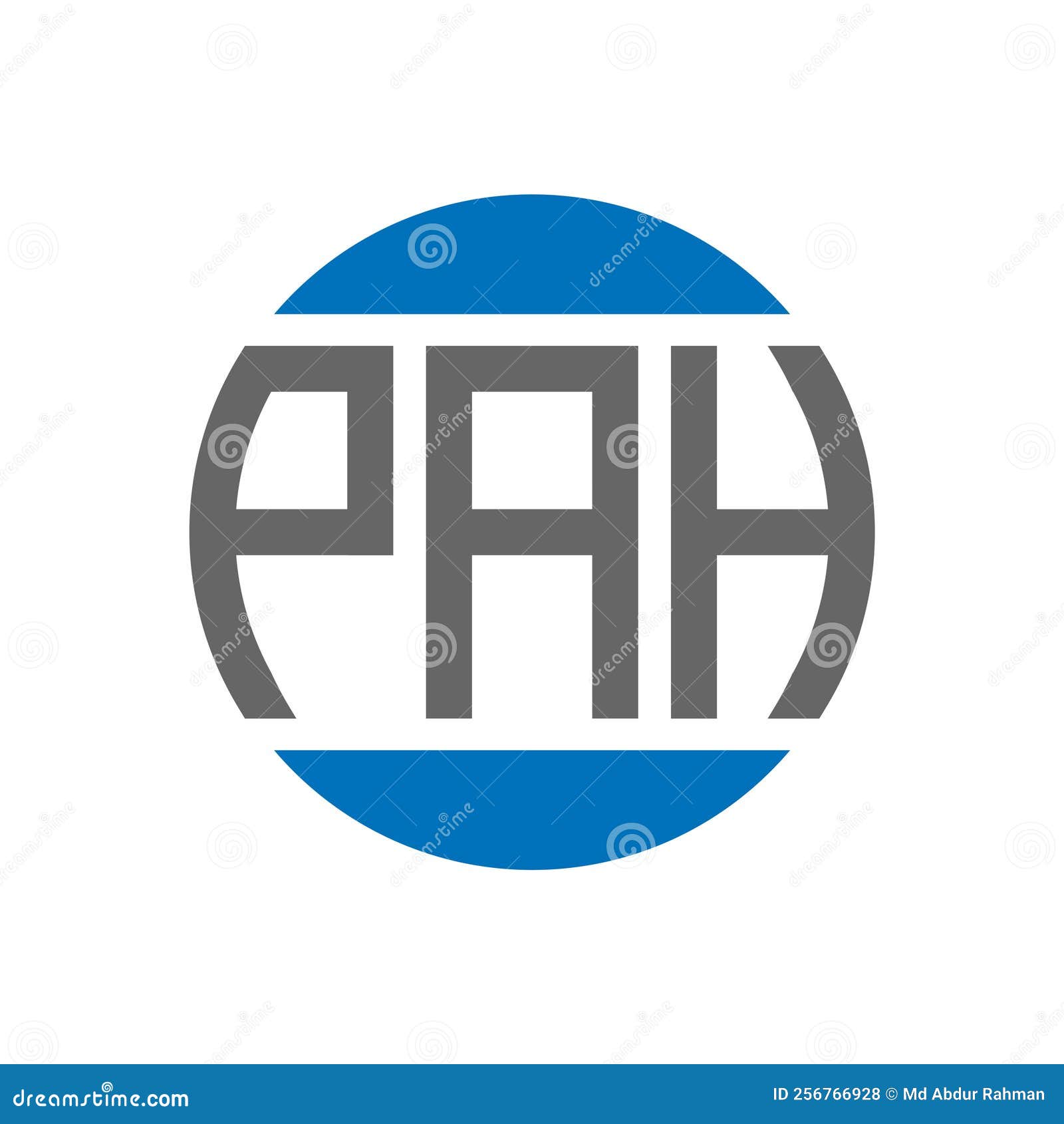 PAH Letter Logo Design on White Background. PAH Creative Initials ...