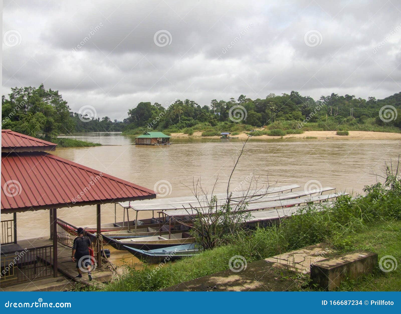 Pahang River in Malaysia stock photo. Image of pahang - 166687234
