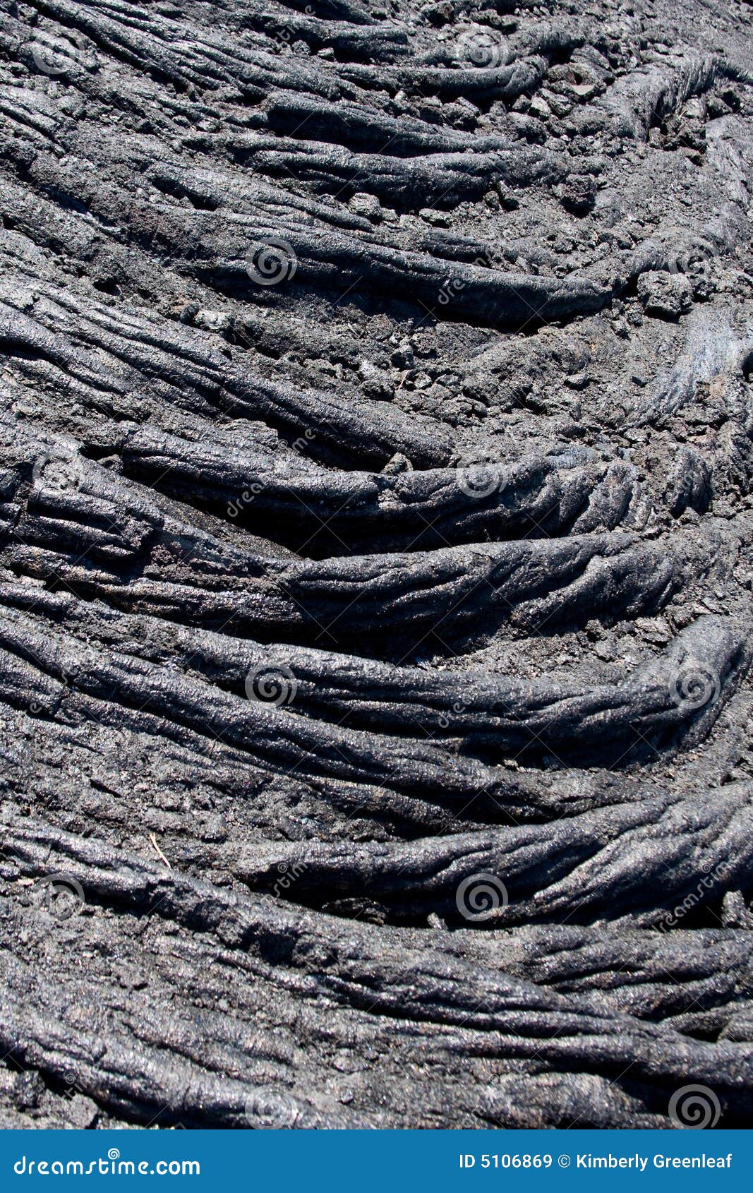 Pahoehoe Lava Rock
