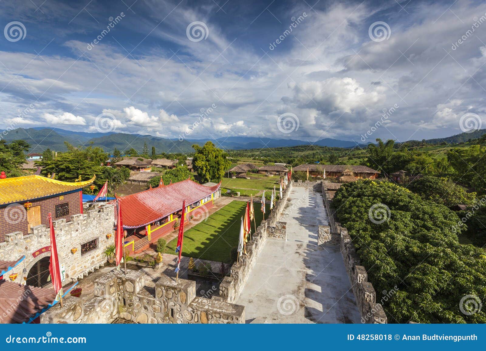 Pai city in thailand editorial stock photo. Image of chinese - 48258018