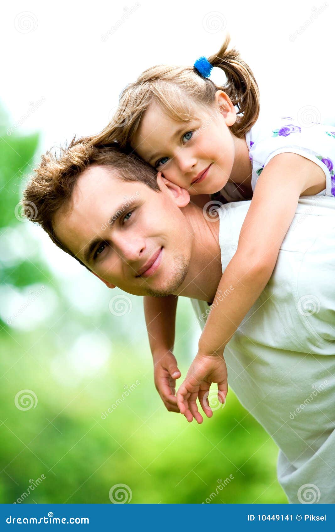Pai E Filha Imagem De Stock Imagem De Sobreposto Paternidade 10449141
