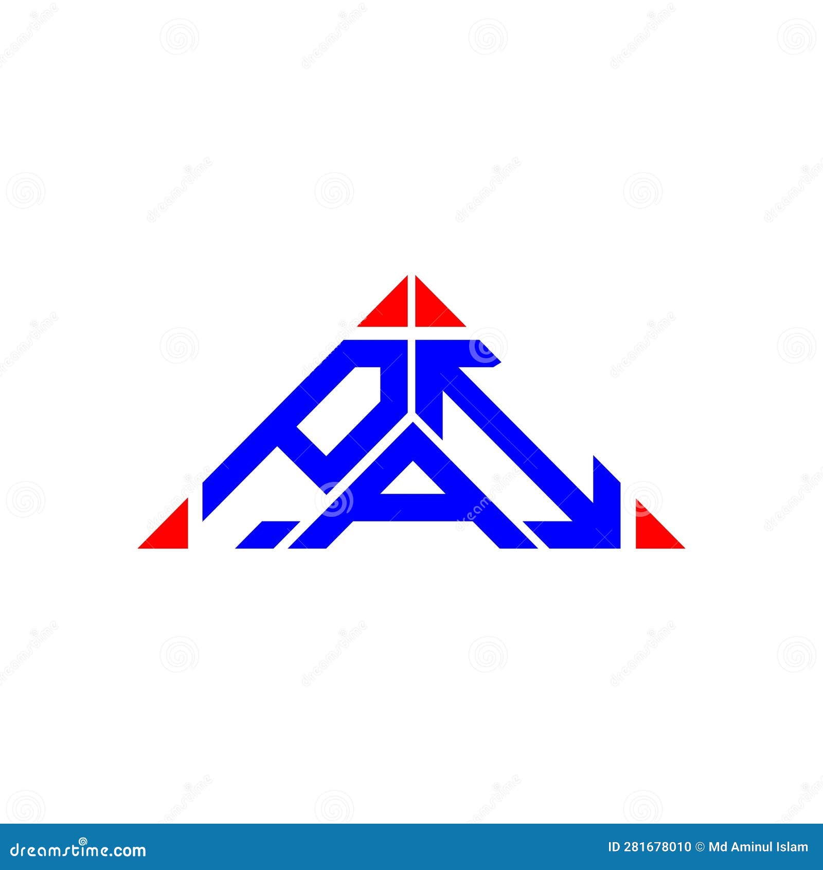 PAI Letter Logo Creative Design with Vector Graphic, PAI Stock ...