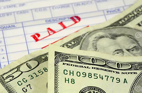 Paid stock photo. Image of cash, accounting, finance, invoice - 90396