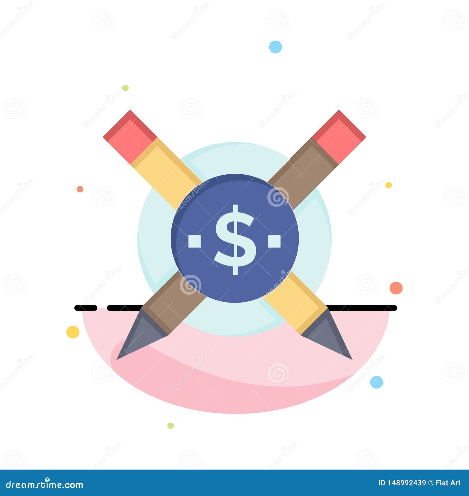 Paid, Articles, Paid Articles, Digital Business Logo Template. Flat ...