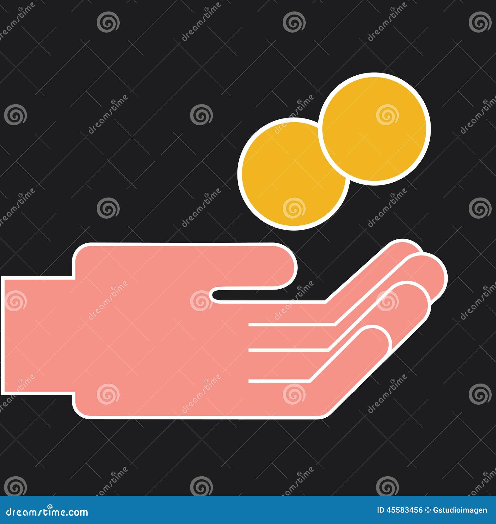 Paid design stock vector. Illustration of business, success - 45583456