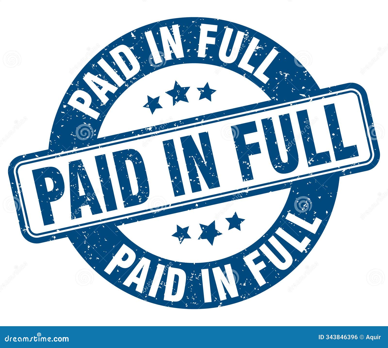 Paid in Full Stamp. Paid in Full Label. Round Grunge Sign Stock Vector ...