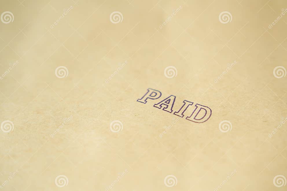 Paid Invoice and Rubber Stamp on Paper , Stock Image - Image of receipt ... Paid Invoice and Rubber Stamp on Paper , Stock Image - Image of receipt ...