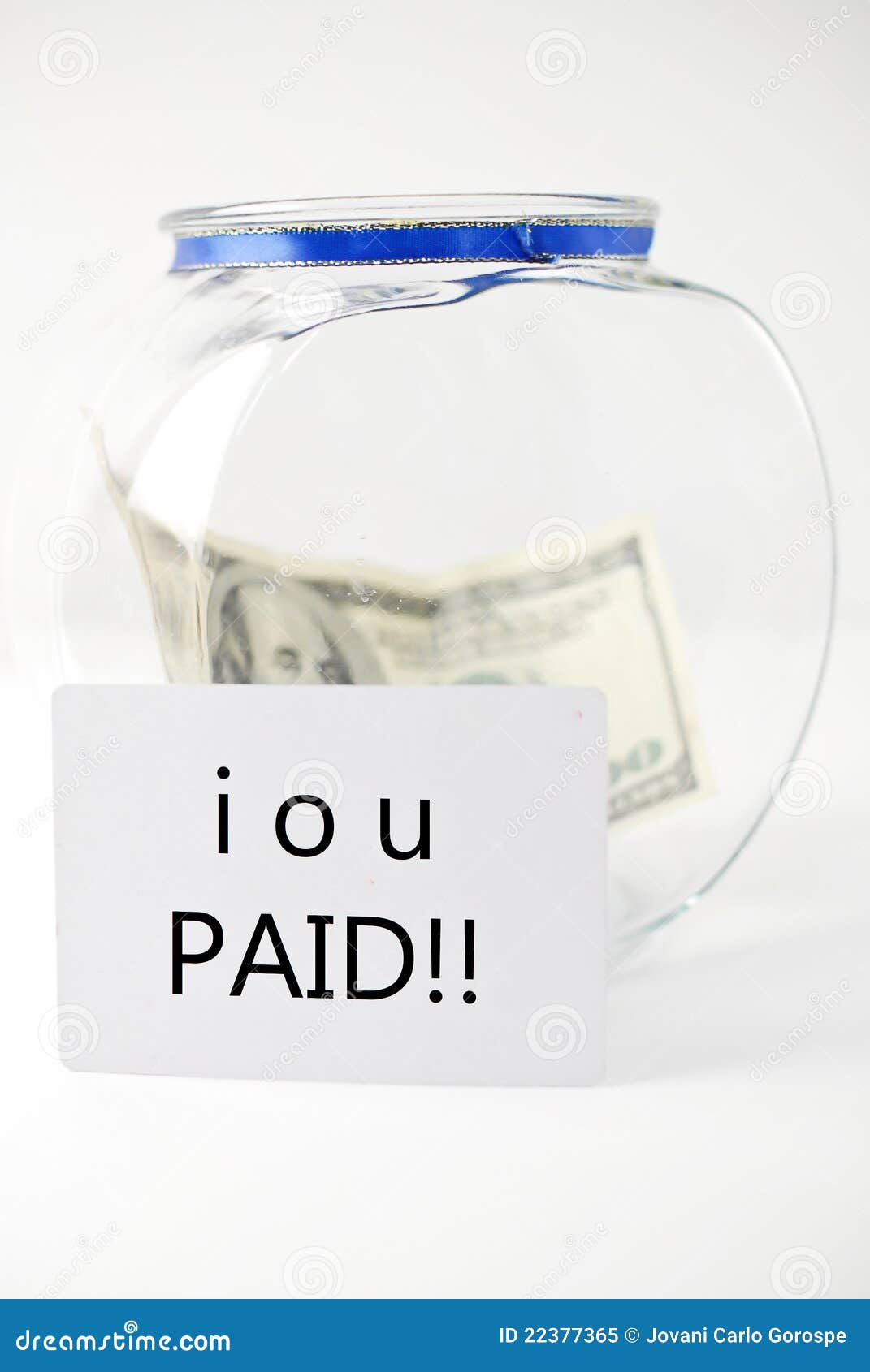 Paid Off Your Debt stock image. Image of banking, financial - 22377365