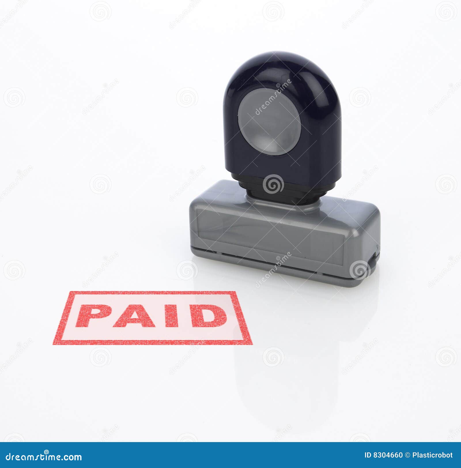 Paid Stamp stock photo. Image of money, bills, selling - 8304660