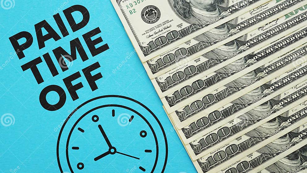 Paid Time Off PTO is Shown Using the Text Stock Image - Image of ...