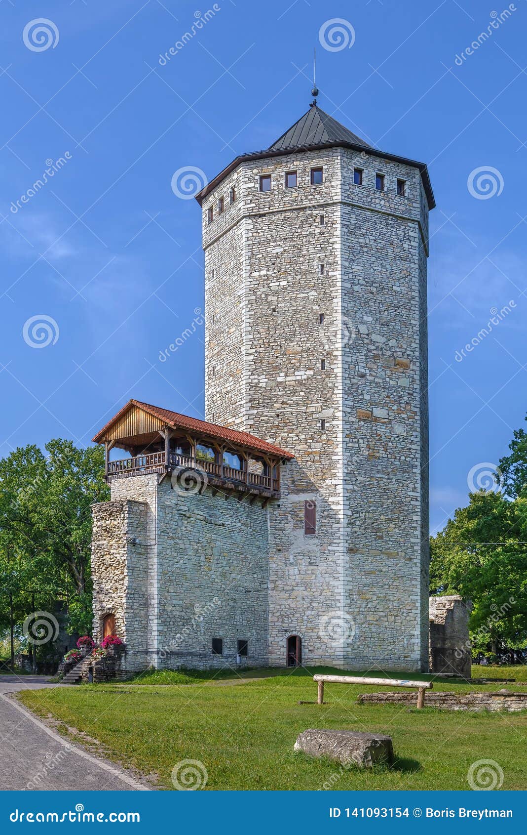 Paide castle, Estonia stock photo. Image of architecture - 141093154