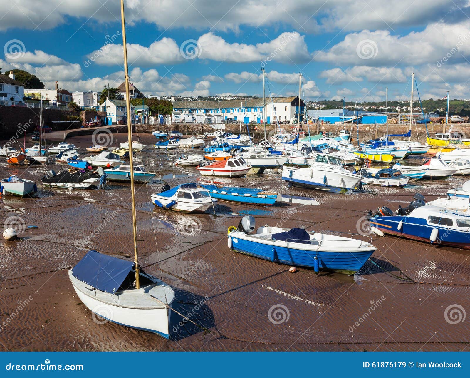 Paignton Harbour Devon stock image. Image of harbour - 61876179