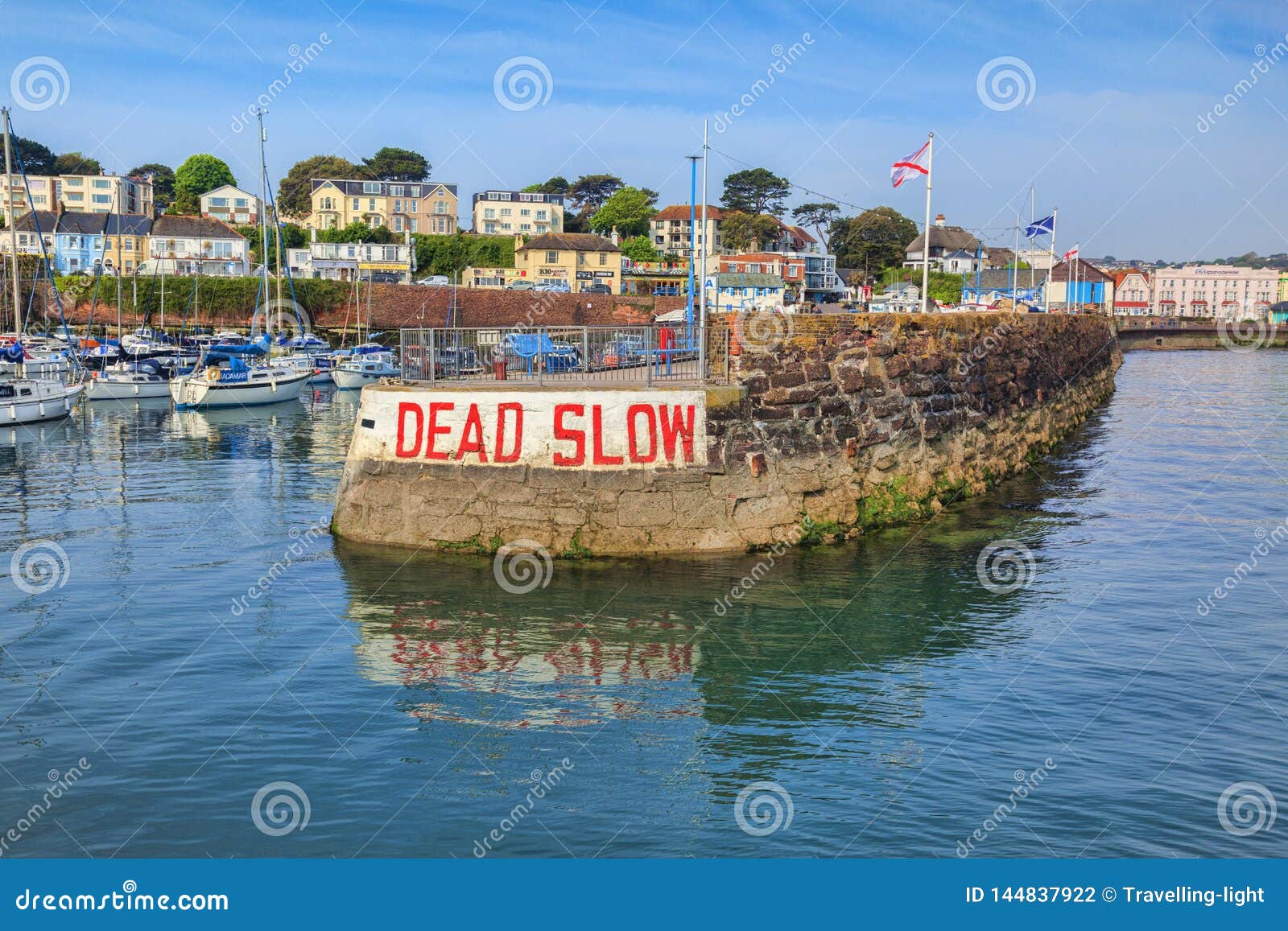 Paignton Harbour Devon UK editorial photography. Image of england ...