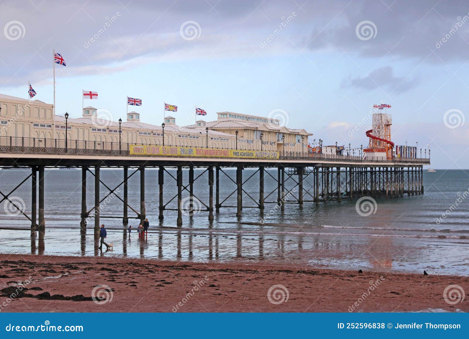 Paignton Pier Paignton Devon UK Editorial Image | CartoonDealer.com ...