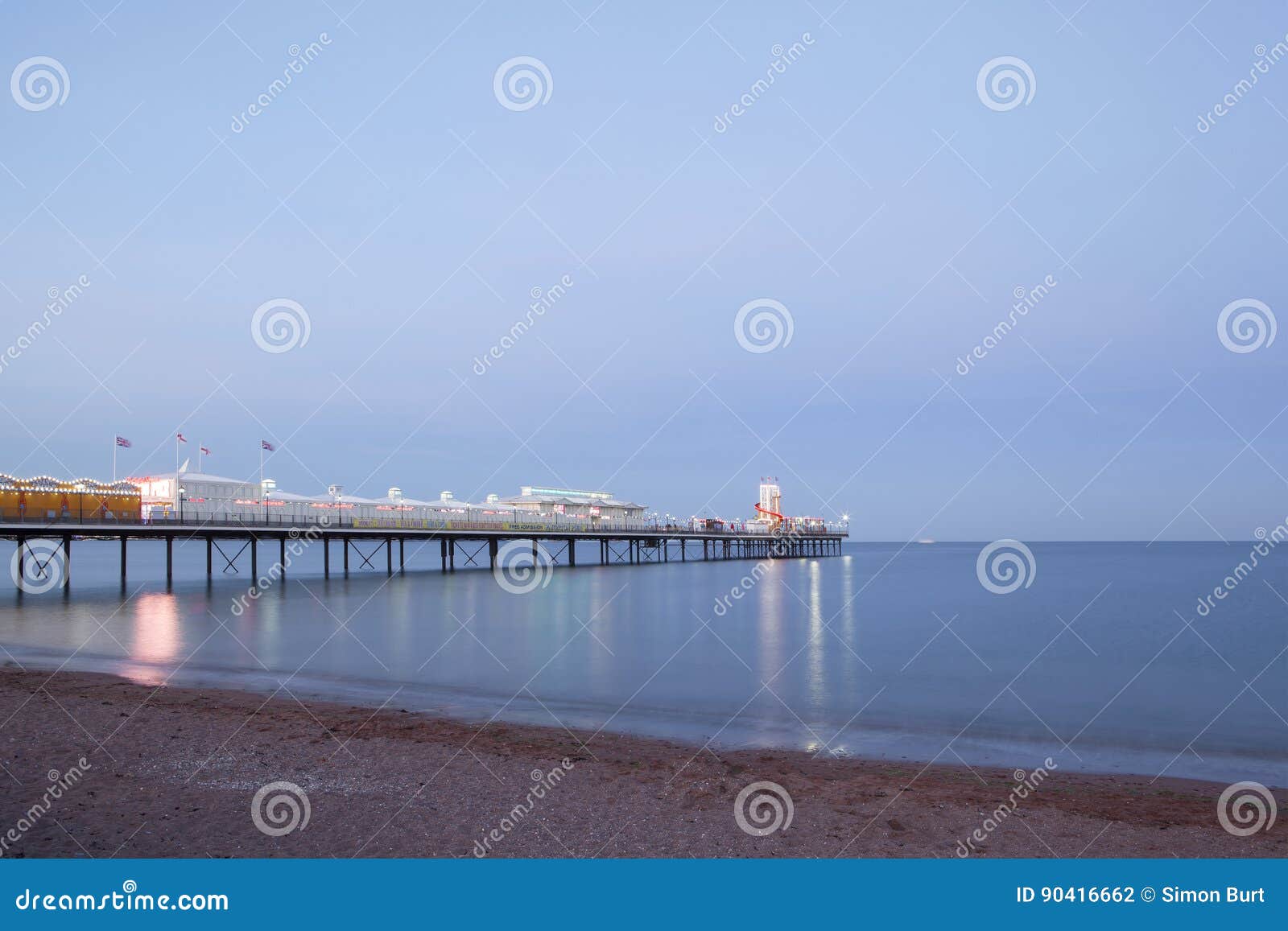Paignton Pier, Devon, UK editorial photography. Image of seaside - 90416662