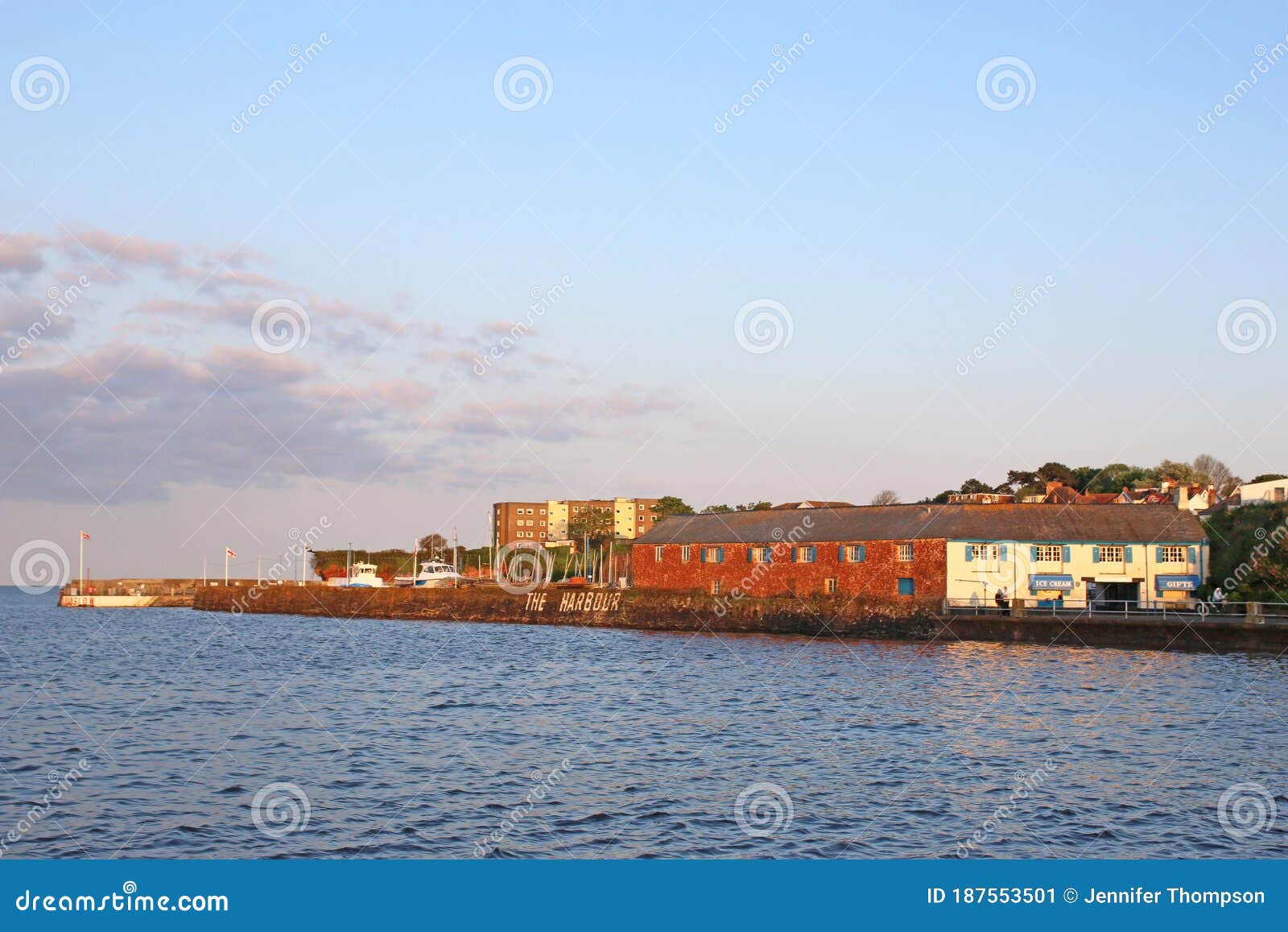 Paignton Seafront and Harbour, Torbay Stock Image - Image of ...