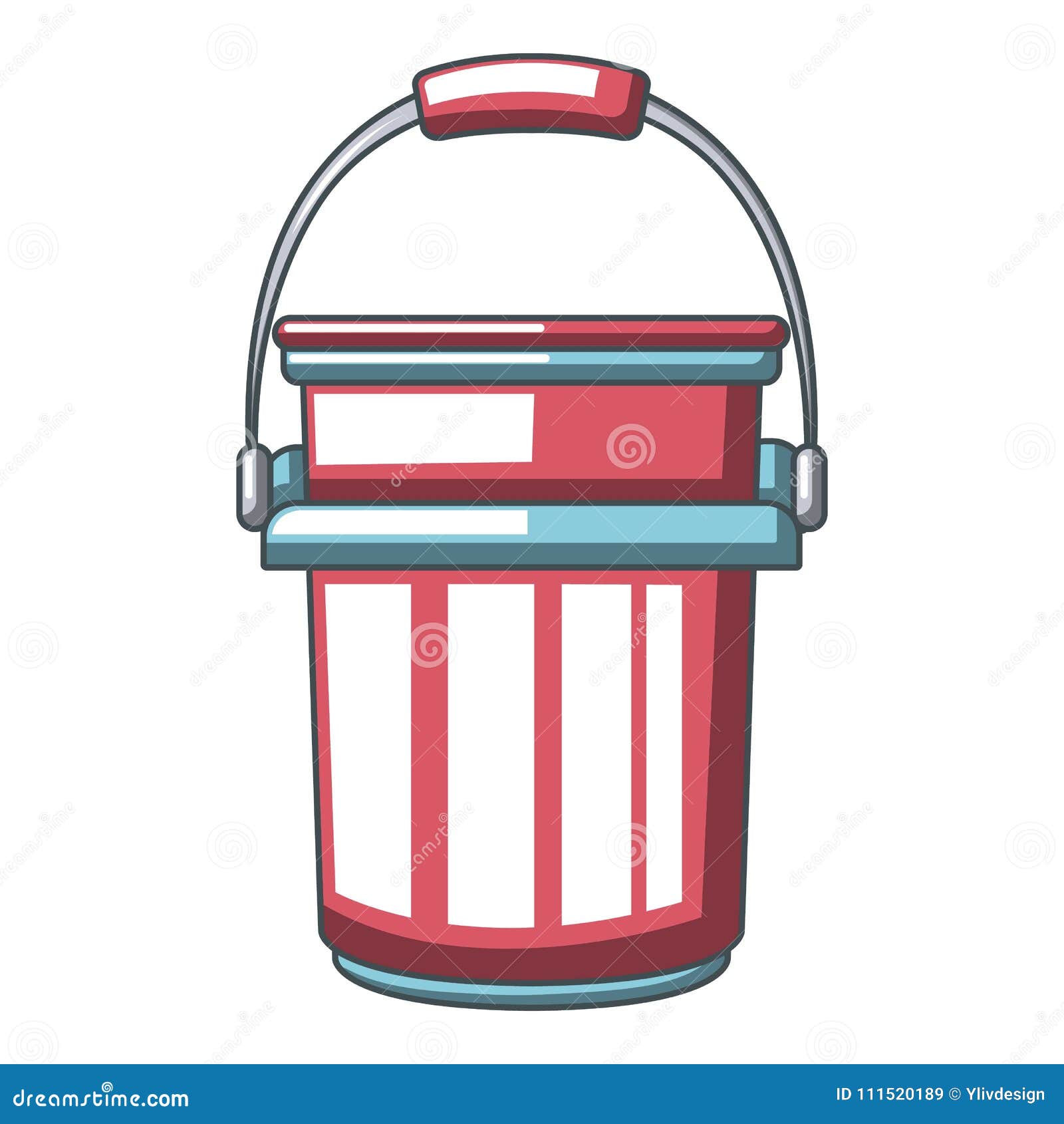 Pail Icon On White Background. Simple Element Illustration From ...