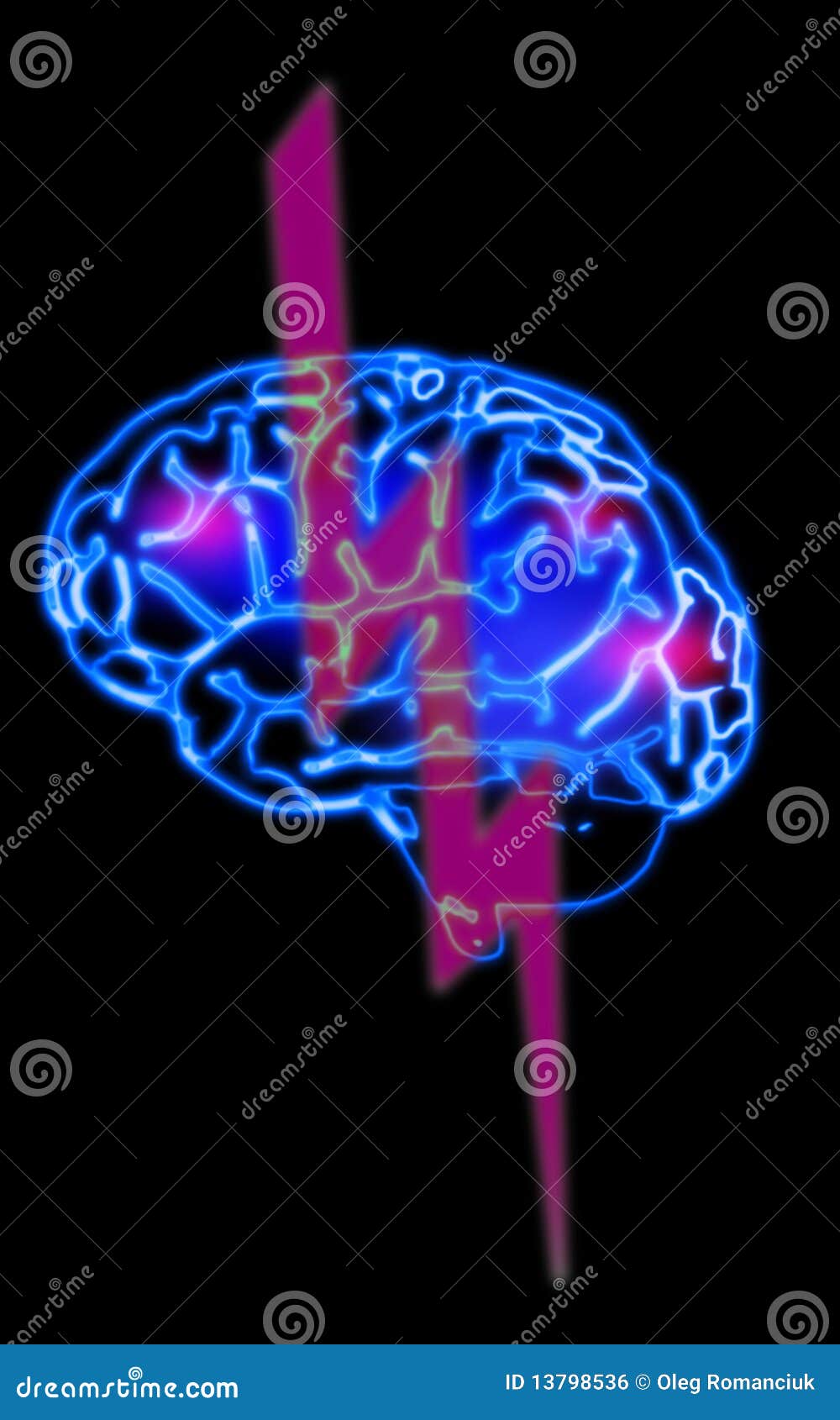 Pain stock illustration. Illustration of biology, creativity - 13798536