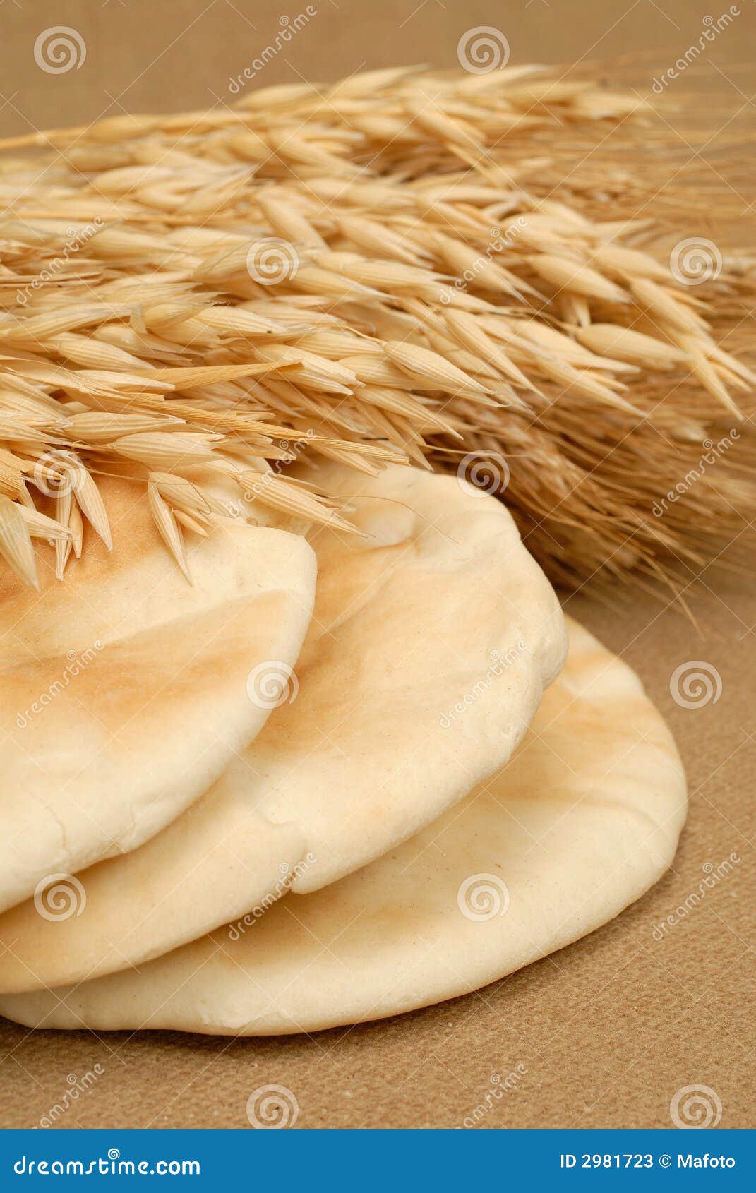 Pain arabe image stock. Image du maison, mangez, marché - 2981723