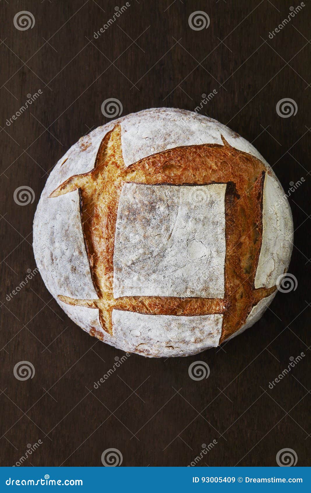Pain au Levain stock image. Image of levitating, stacked - 93005409