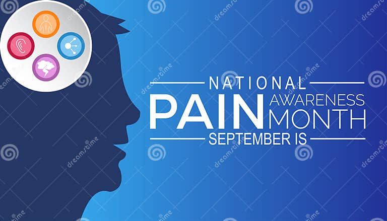 Pain Awareness Month is Observed Every Year on September. Stock ...