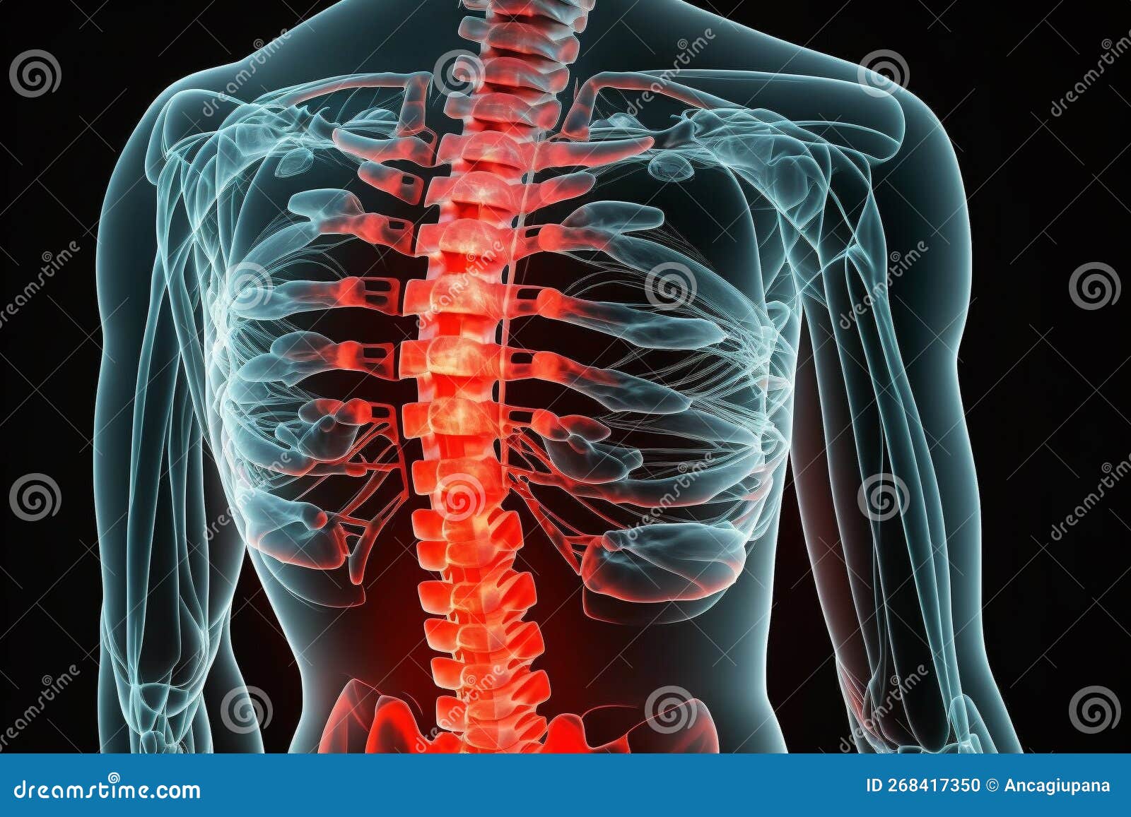 Pain in the Body Concept with X-ray and Neon Colors. AI Generated Stock ... Pain in the Body Concept with X-ray and Neon Colors. AI Generated Stock ...