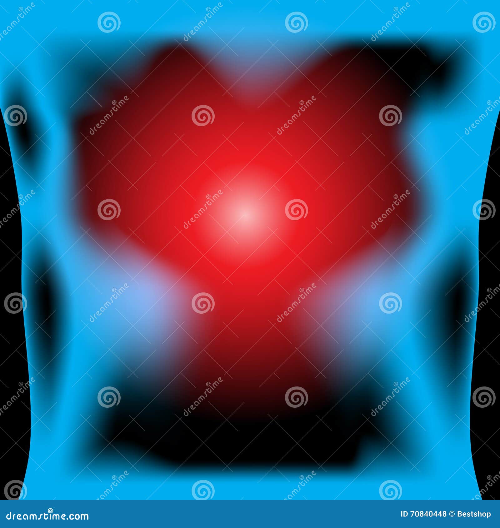 Pain in chest stock vector. Illustration of injury, coronary - 70840448