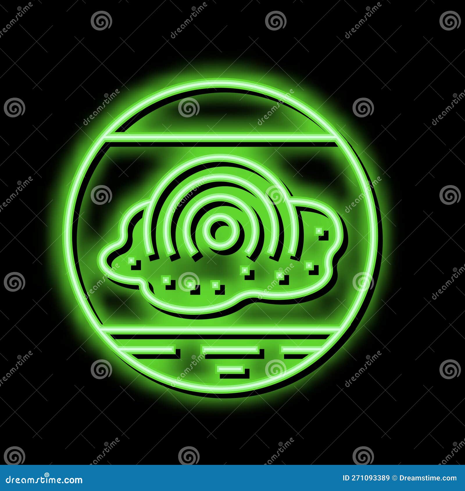 Pain Eczema Neon Glow Icon Illustration Stock Vector - Illustration of ...