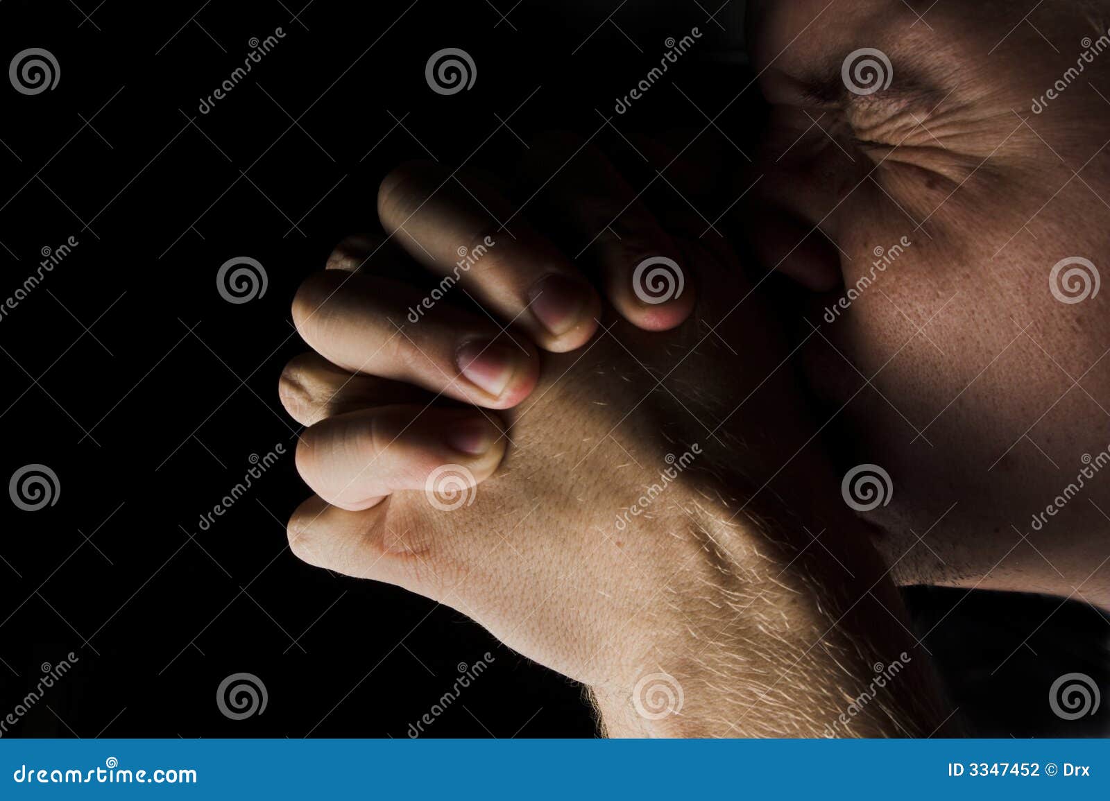 Pain on face stock photo. Image of emotions, serious, light - 3347452
