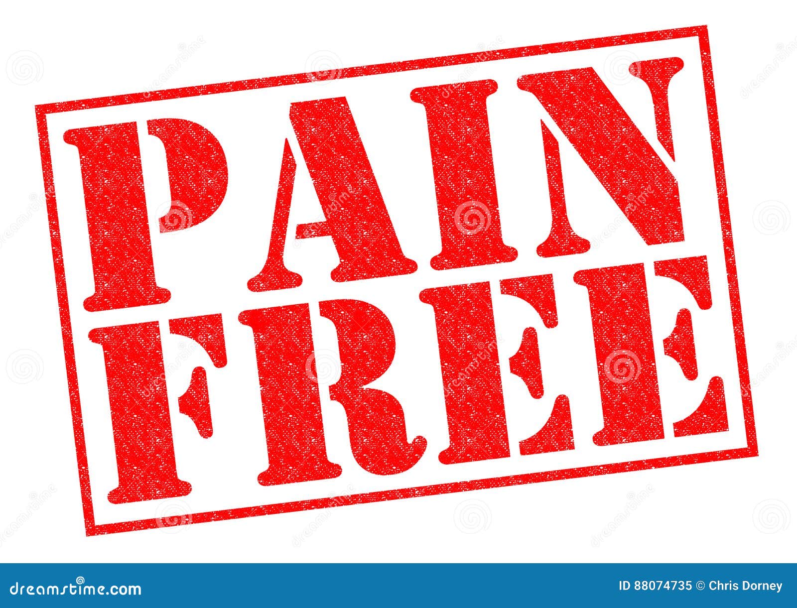 PAIN FREE stock illustration. Illustration of life, insignia - 88074735