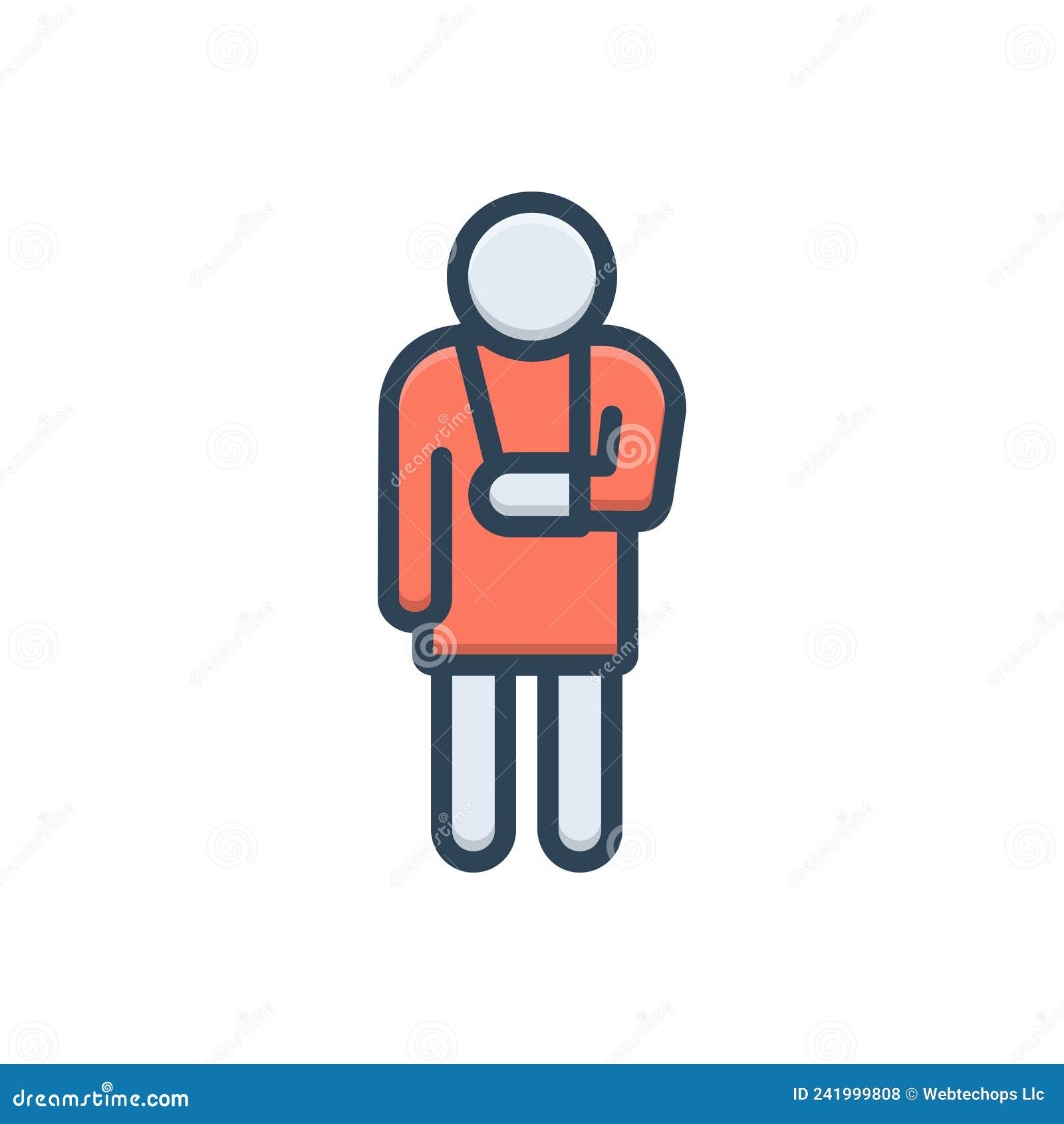 Color Illustration Icon for Pain, Suffering and Anguish Stock ...