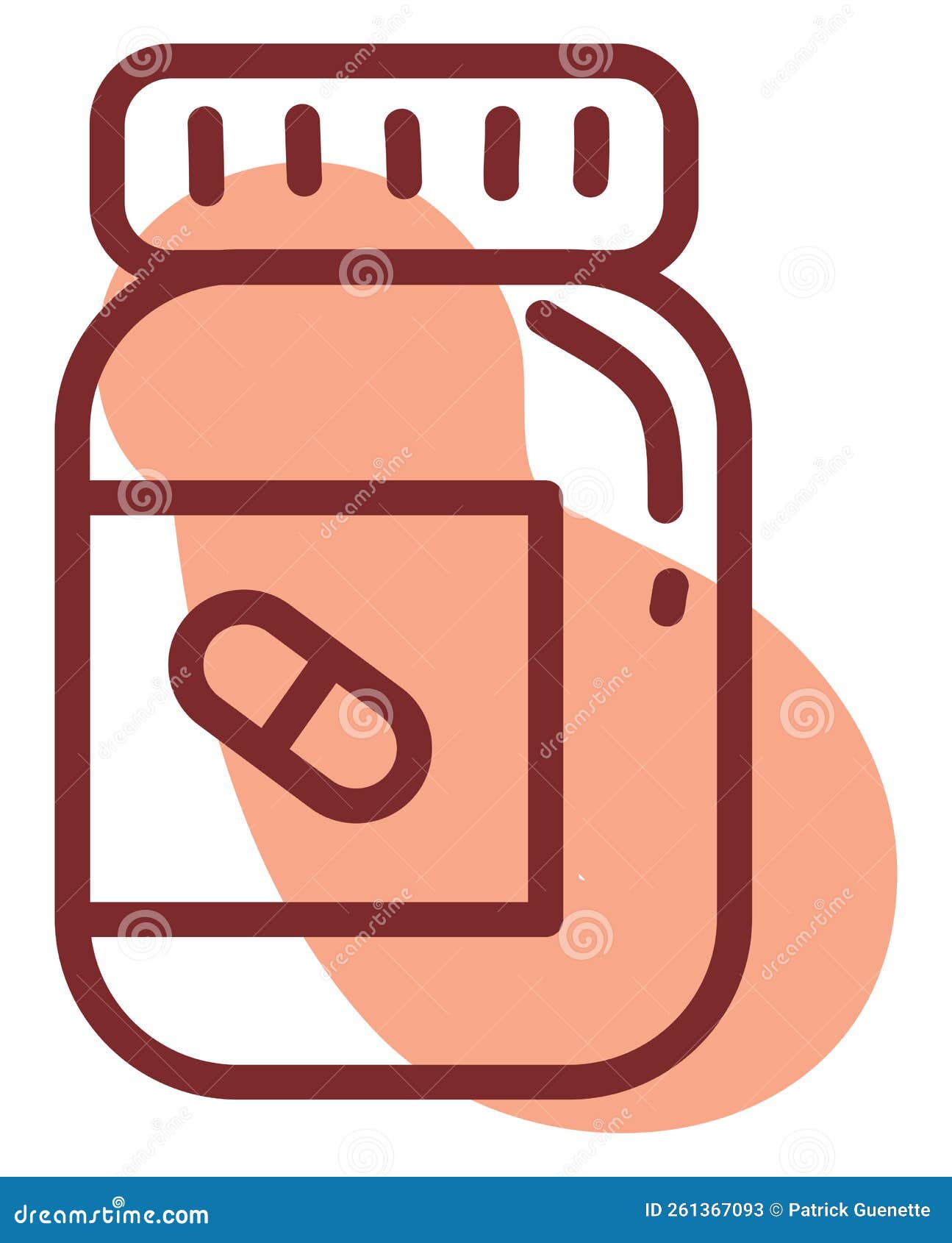 Pain Killers, Icon Cartoon Vector | CartoonDealer.com #261367093