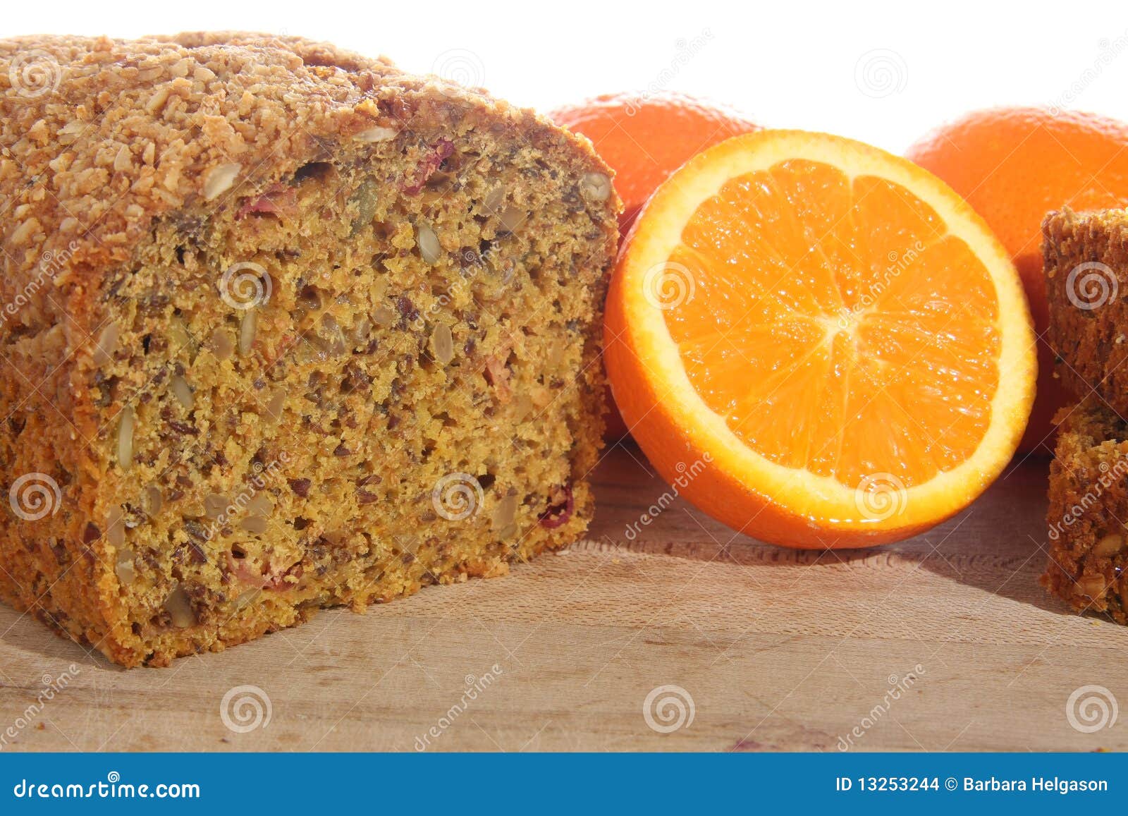 Pain orange photo stock. Image du fruits, doux, homemade - 13253244