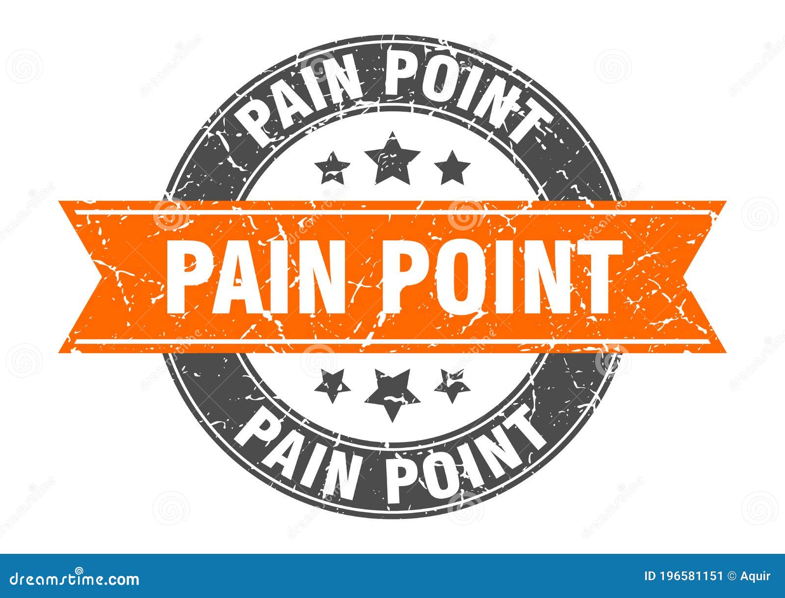 Pain point stamp stock vector. Illustration of point - 196581151